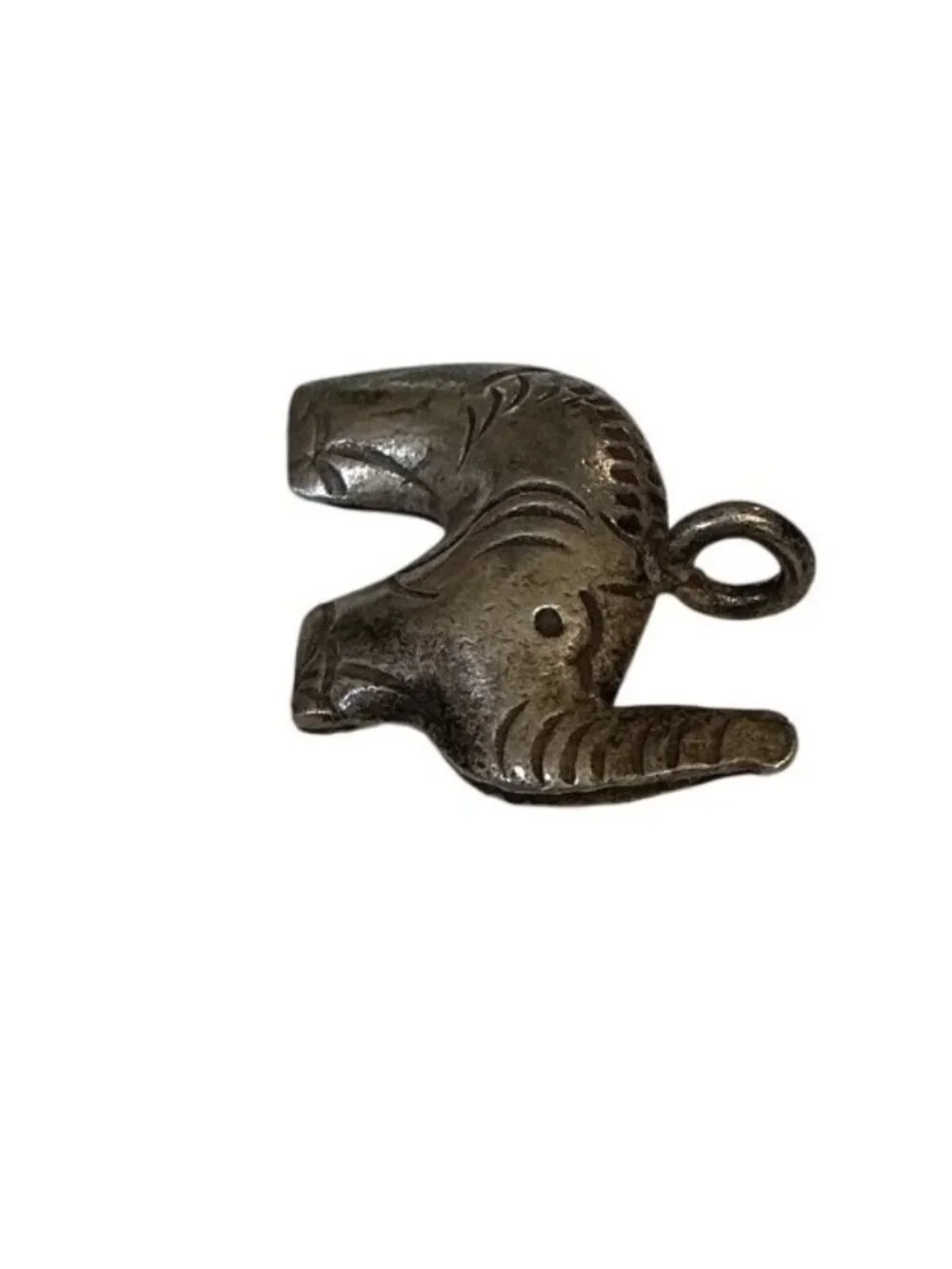 Sterling | Jewelry | Vintage Sterling Silver Elephant Charm Pendant 3d ...